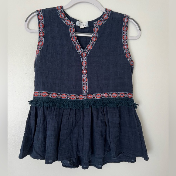 THML | Tops | Thml Cotton Embroidered Tank | Poshmark